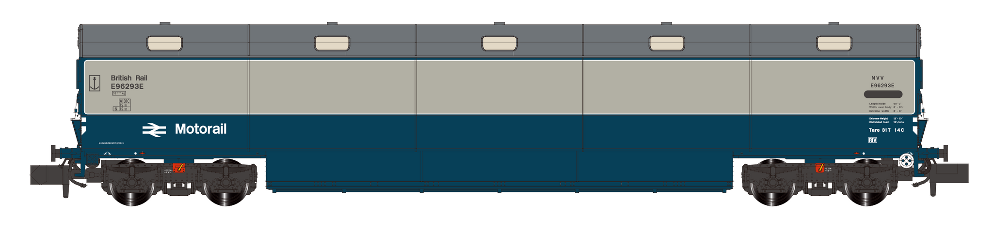 Sonic Models S2303-06 Newton Chambers Car Transporter BR Motorail BR ...