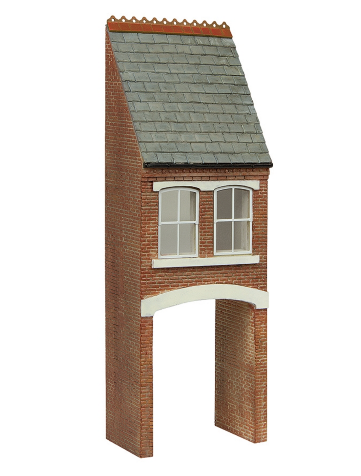 Scenecraft 44-0215 Low Relief Terrace Courtyard Entrance – Rails