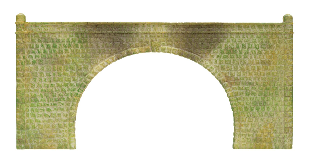 Hornby R8511 Skaledale Double Stone Tunnel Portal x2 – Rails