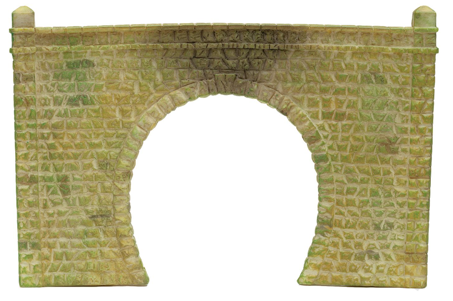 Hornby R8509 Skaledale Single Stone Tunnel Portal x2 – Rails
