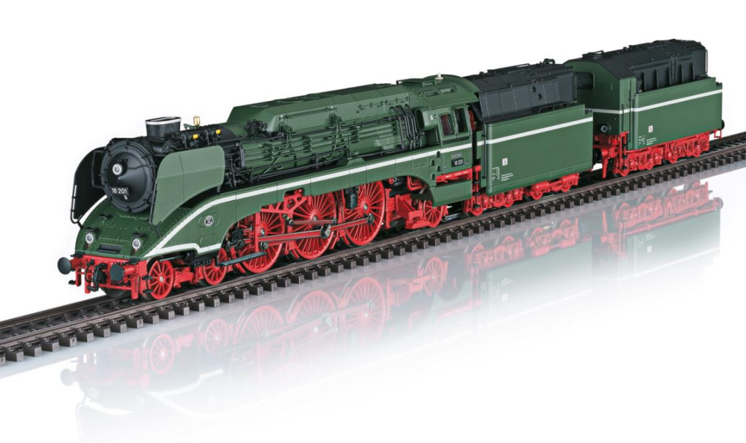 Marklin 38201 DR BR18 201 Steam Locomotive VI - AC-Sound – Rails