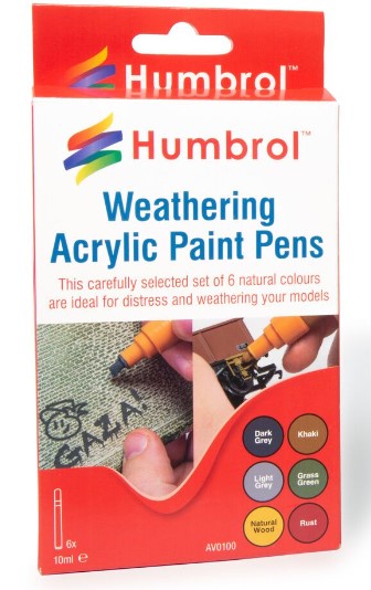 AV0100 Humbrol Weathering Pens – Rails of Sheffield