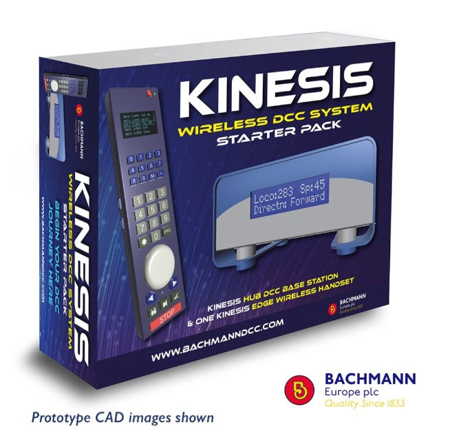 Bachmann 36-530 Kinesis Wireless DCC System Starter Pack – Rails