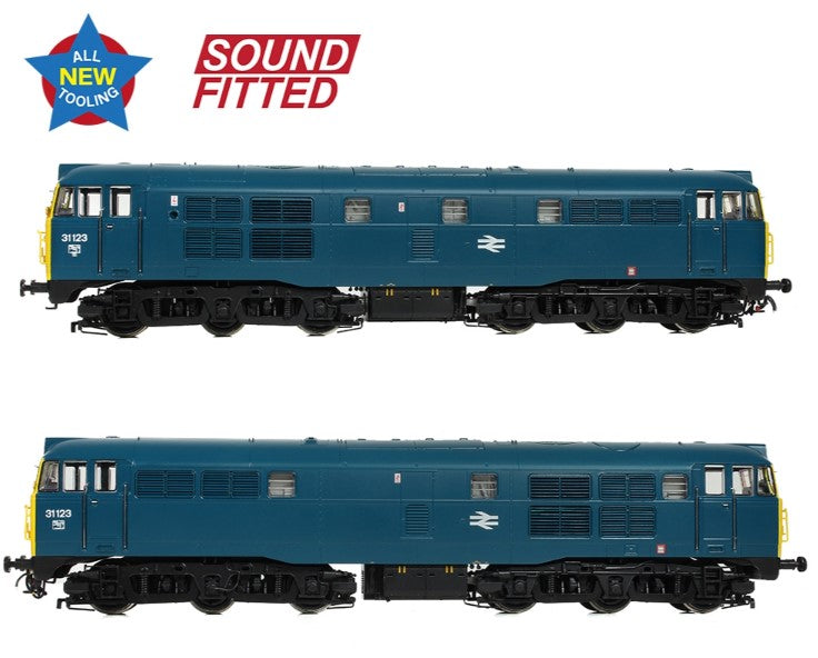 Bachmann 35-805SF Class 31/1 31123 BR Blue Diesel Locomotive - DCC ...