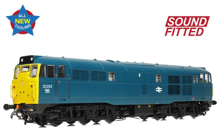 Bachmann Class 31/1 31293 BR Blue Diesel Locomotive - DCC Sound – Rails ...