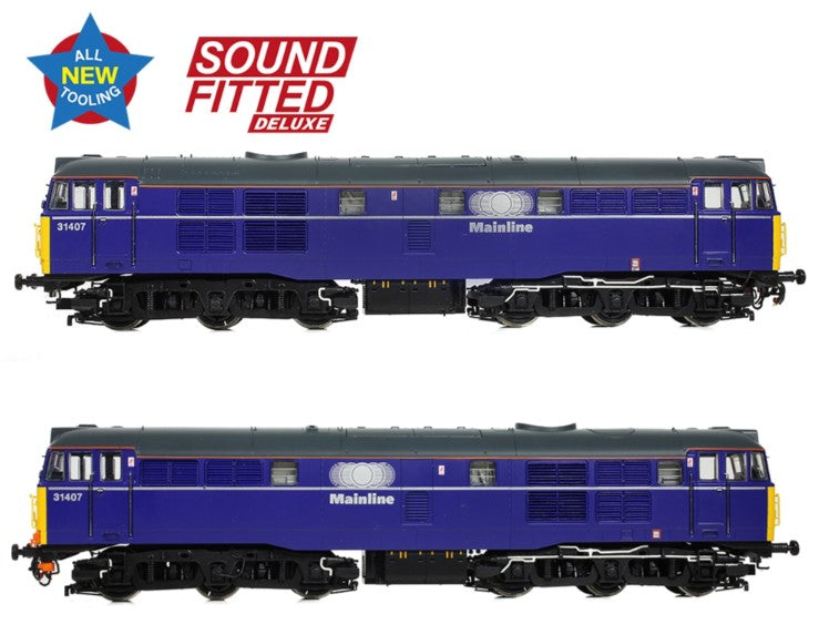 Bachmann 35-830SFX Class 31/4 Refurbished 31407 Mainline Freight Diesel ...