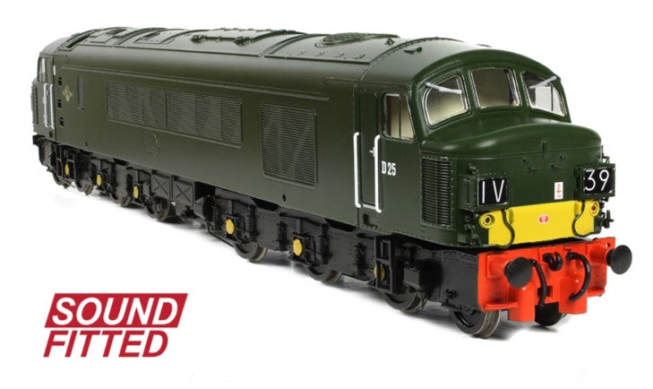 Bachmann 32-679ASF Class 45 Split Headcode D25 BR Plain Green (Small ...