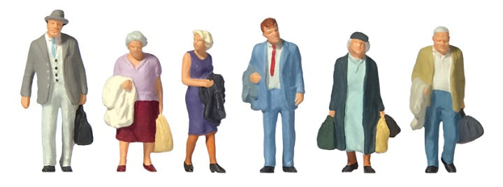 Preiser PR73009 Travellers (6) British OO Scale Figure Set – Rails of ...