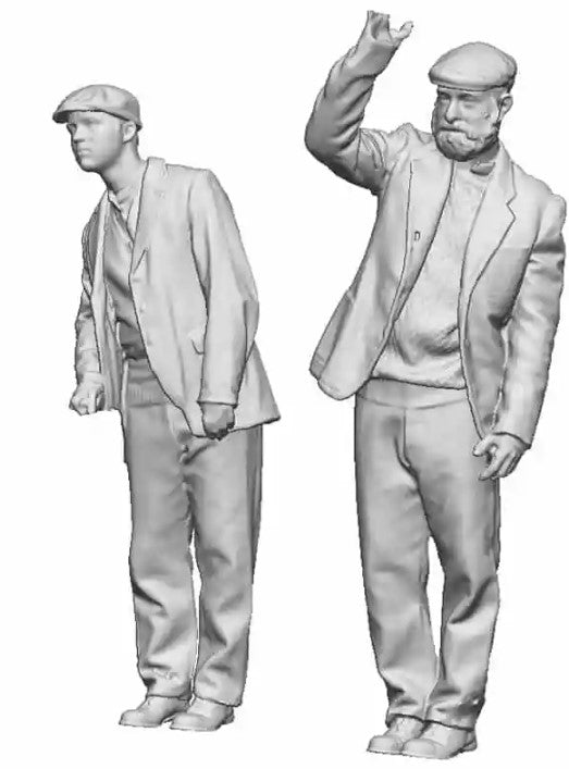 Modelu 11214-076 OO Gauge Loco Specific Crew - Quarry Hunslet – Rails