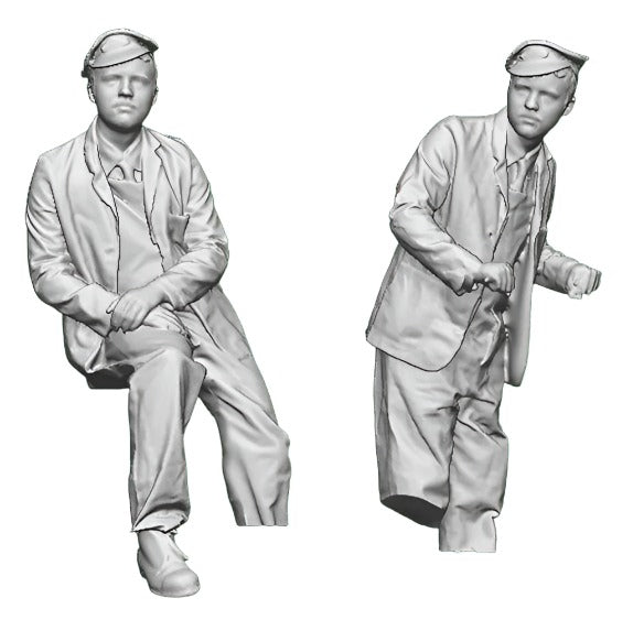 Modelu 11230-076 OO Gauge Loco Specific Crew - LSWR 0298 – Rails