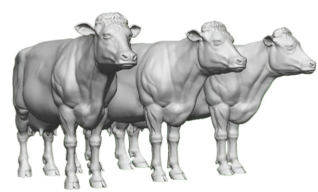 Modelu O Gauge Pets, Wildlife & Livestock - Dairy Cattle Wagon - Pack ...