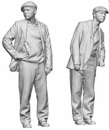 Modelu 11218-043 O Gauge Loco Specific Crew - Quarry Hunslet – Rails