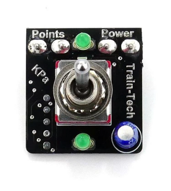 Train Tech TTPMS2-3 Point Motor Switch For 2 Wire Point – Rails
