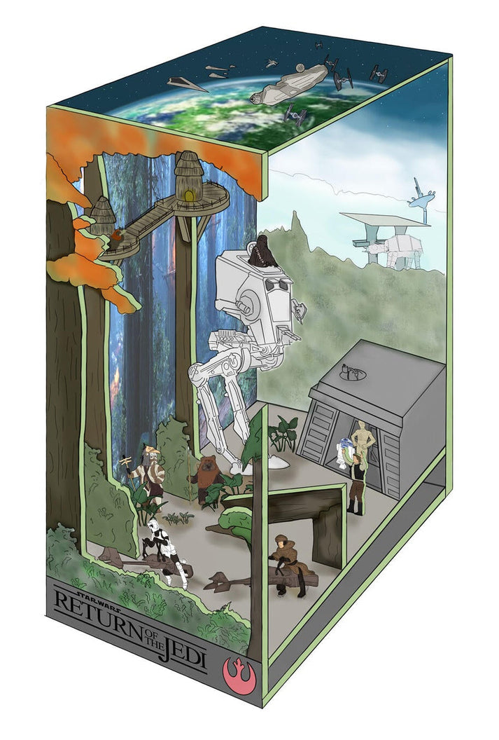 Revell 00546 Star Wars Battle of Endor Tiny Adventures Model – Rails