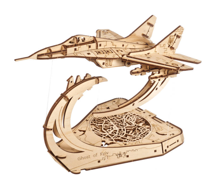 The Ghost Of Kyiv Ukrainian Fighter Mechanical Model Kit – Rails of ...