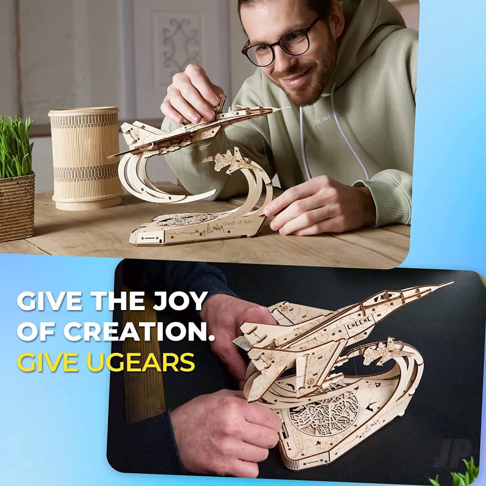 Mig-29 Fighter Plane UGEARS Fighter Plane Ghost Of Kyiv - 1:72 Scale ...