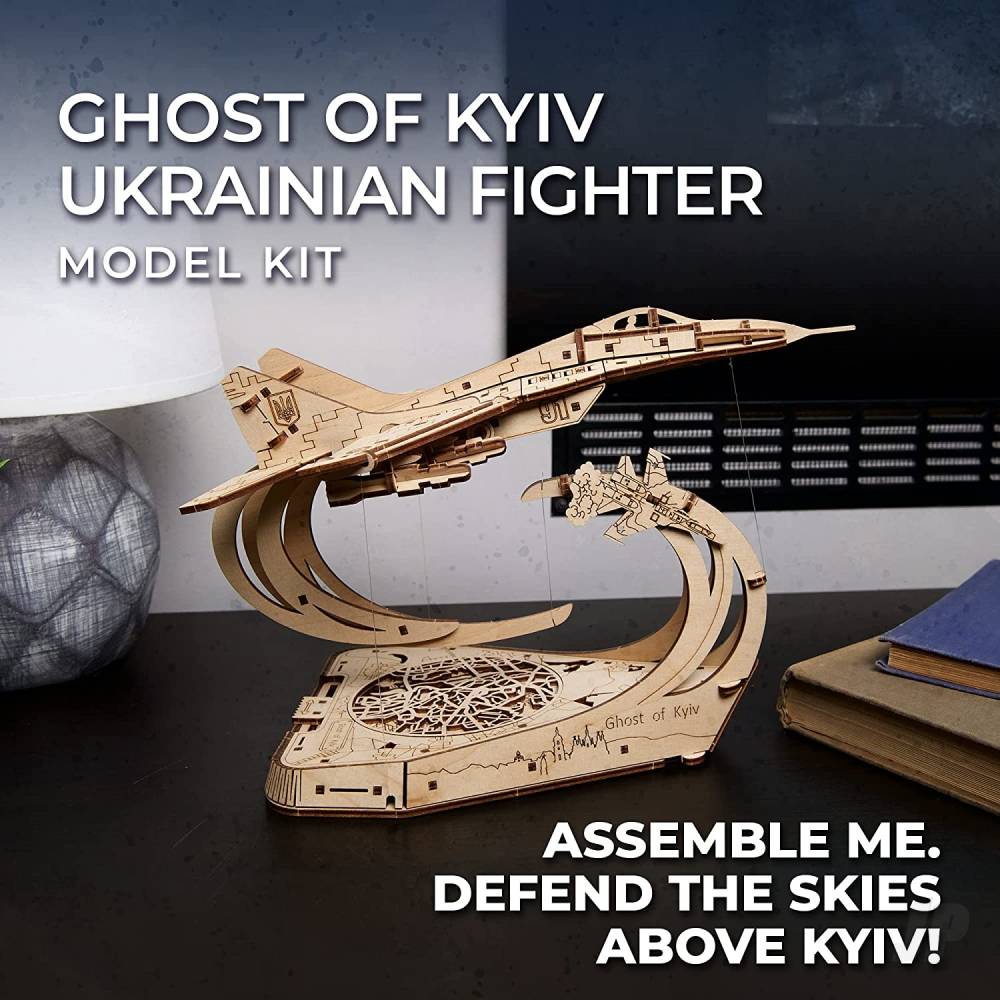 The Ghost Of Kyiv Ukrainian Fighter Model Kit – Rails of Sheffield