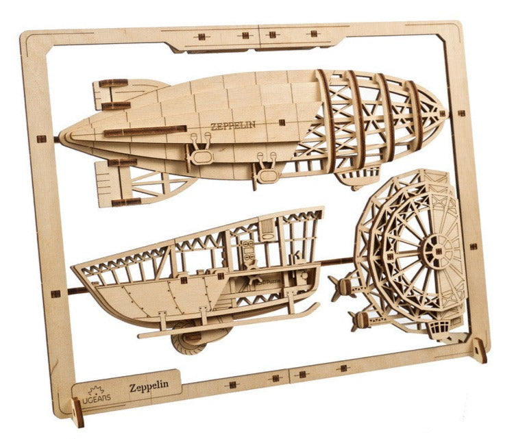 Zeppelin 2.5D Puzzle Mechanical Model Kit – Rails of Sheffield