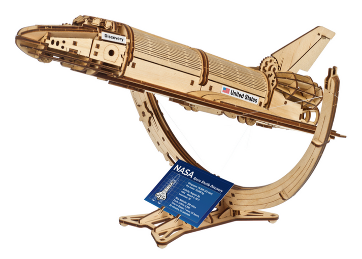 UGEARS UG70227 NASA Space Shuttle Discovery Mechanical Model – Rails
