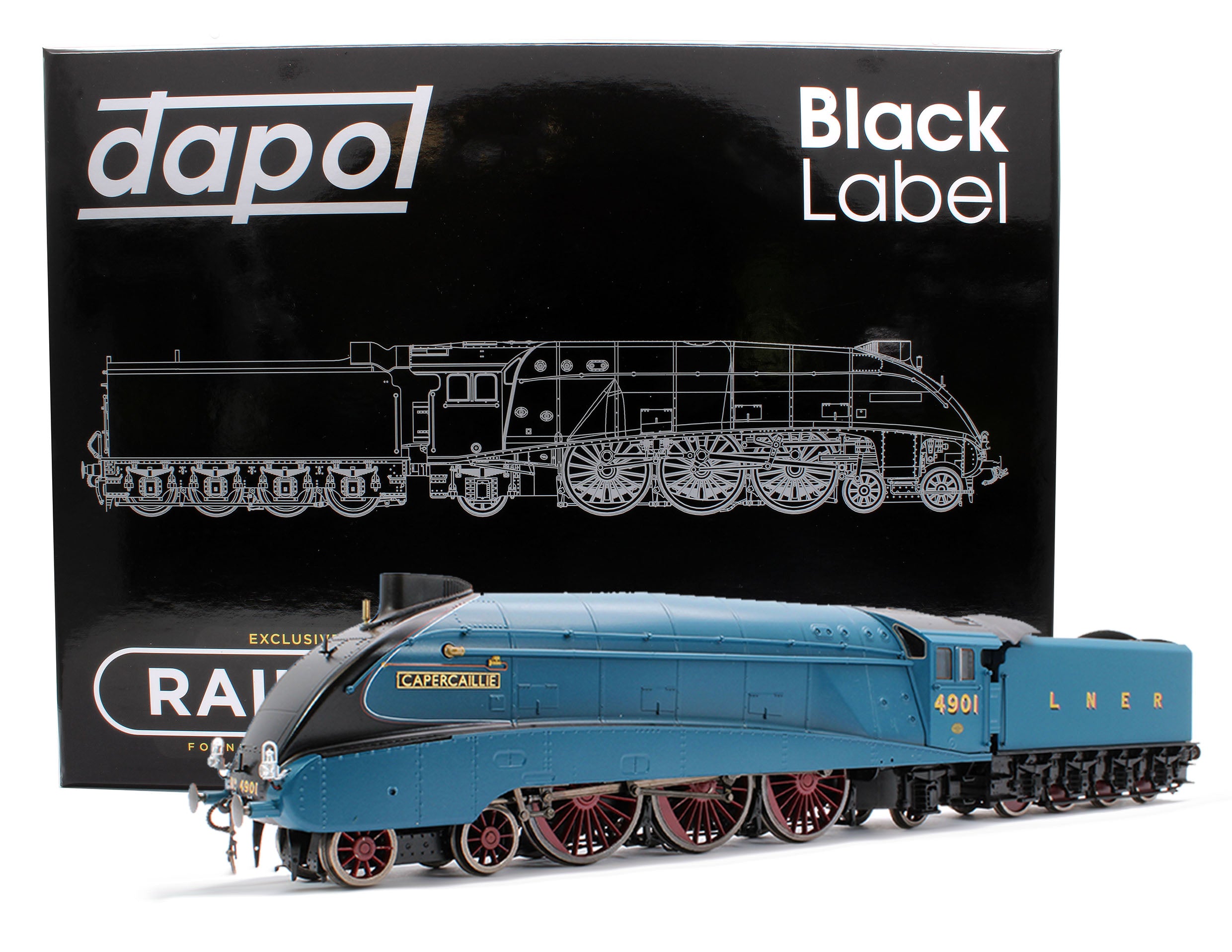 Dapol BL-001-007 Black Label Class A4 Capercaillie LNER – Rails