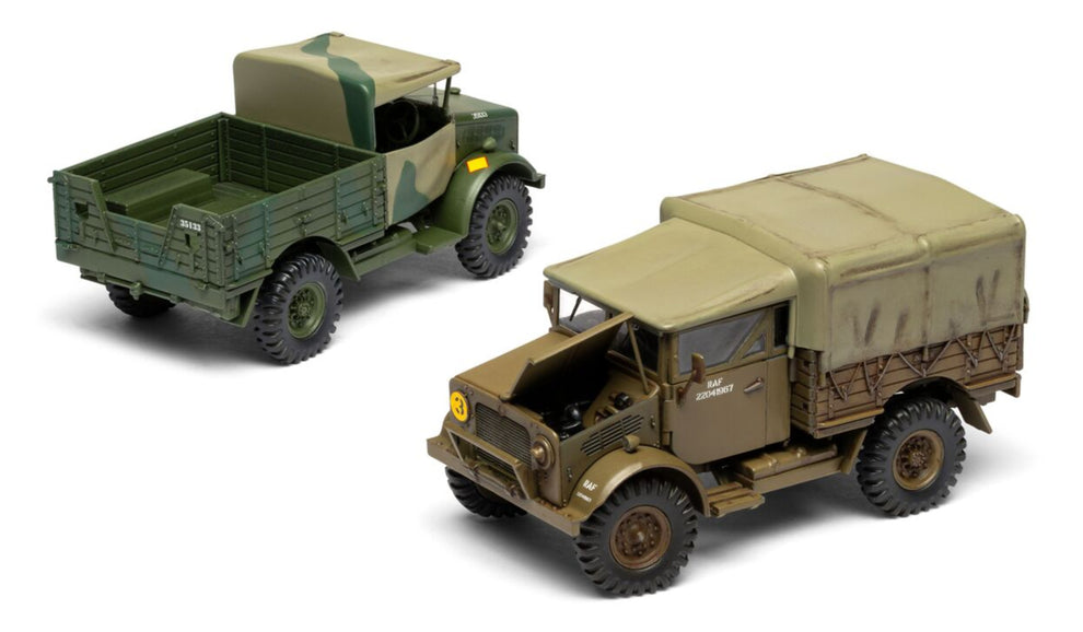 Airfix A03313A WWII RAF 15-cwt 4 x 2 G.S. Truck Model Kit – Rails