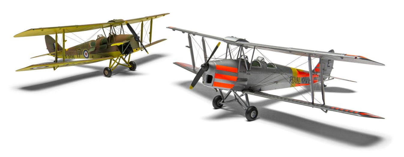 Airfix A04104A de Havilland Tiger Moth Model Kit – Rails