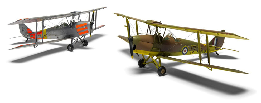 Airfix A04104A de Havilland Tiger Moth Model Kit – Rails