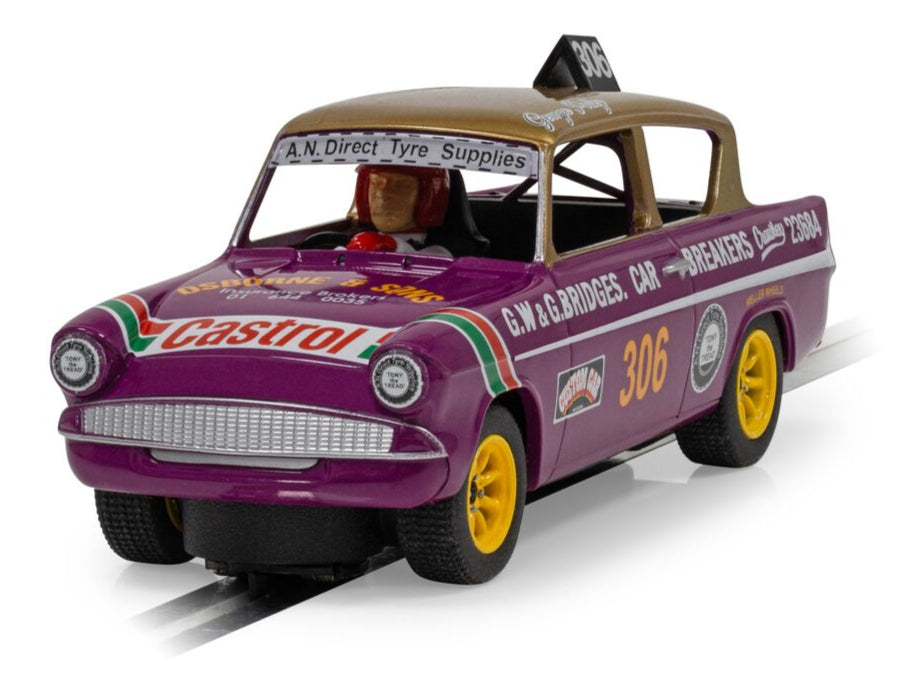Scalextric C4584 Ford Anglia 105e George Polley 306 – Rails