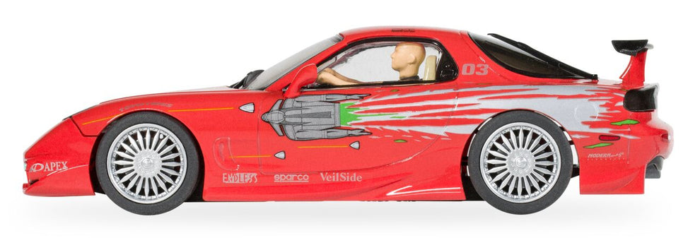 Scalextric C4592 The Fast And The Furious - Mazda RX7 - Dom – Rails