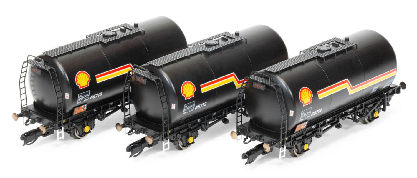 Hornby TT6035 TTA Tanker triple pack Shell – Rails