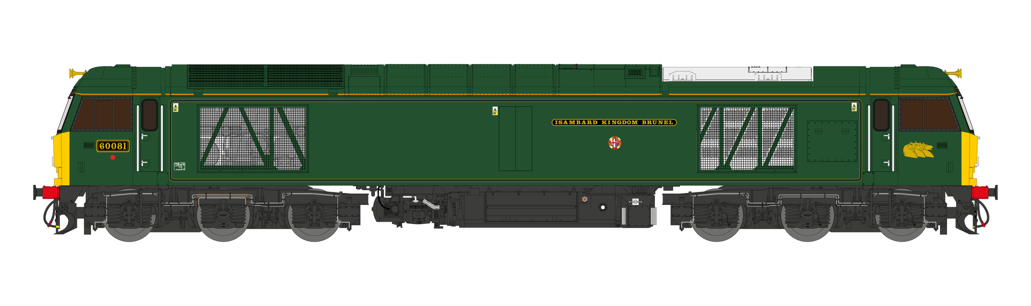 Cavalex Models CM-60081-GWR Class 60 081 “Isambard Kingdom Brunel” GWR ...