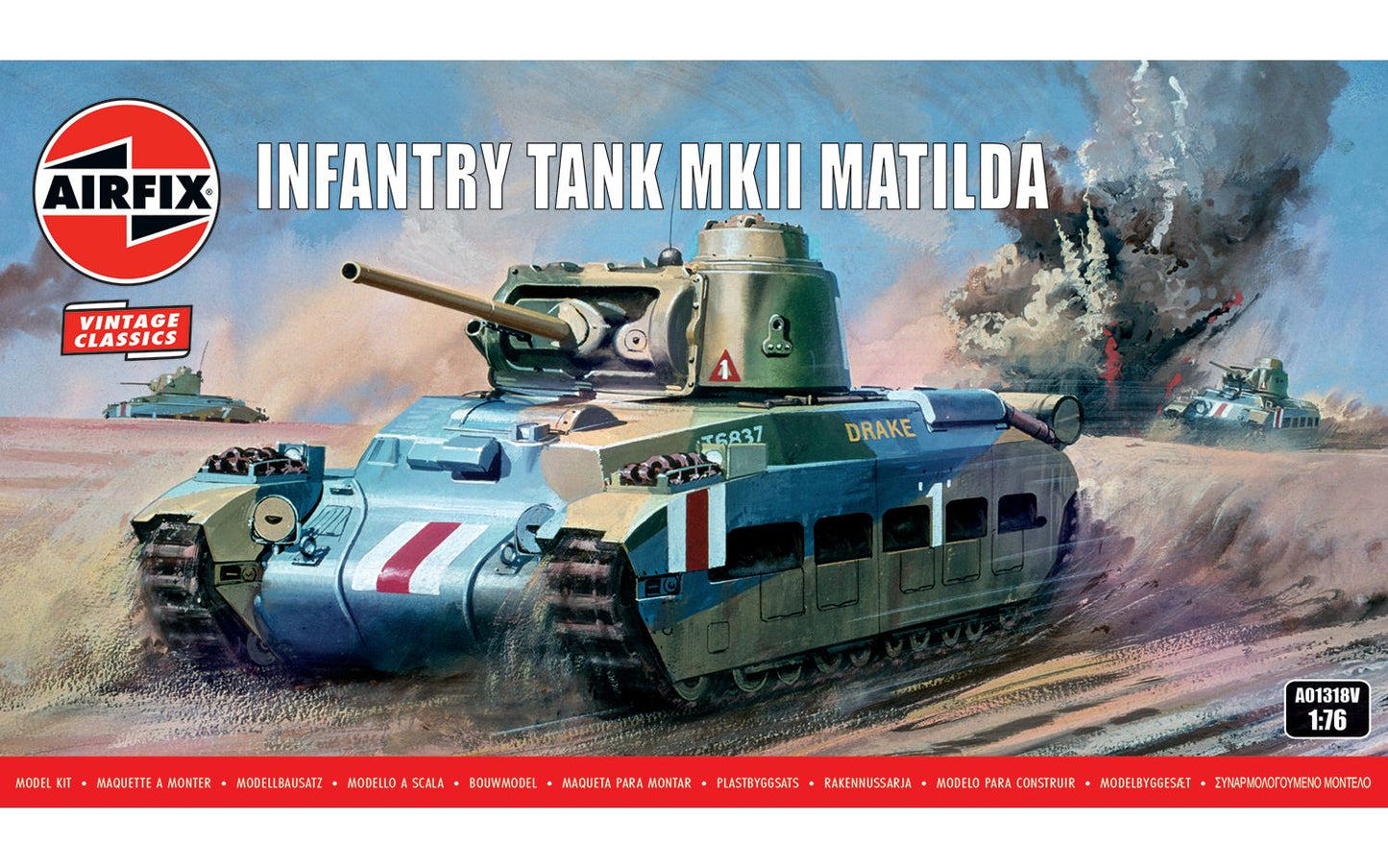 Airfix A01318V Infantry Tank Mk.II Matilda Model Kit – Rails