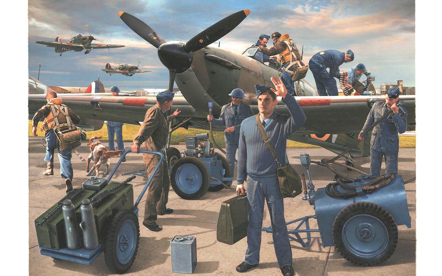 Airfix WWII RAF Ground Crew Model Kit – Rails of Sheffield