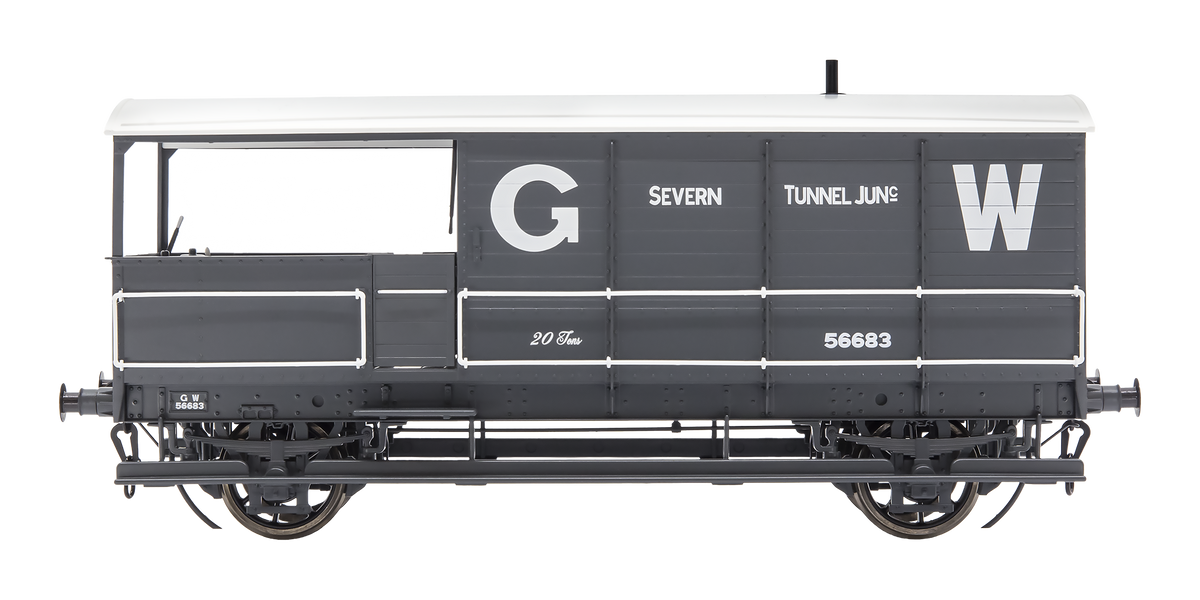 Dapol 7F-300-001 Great Western Toad Brake Van Diagram AA15 Grey 56683 ...