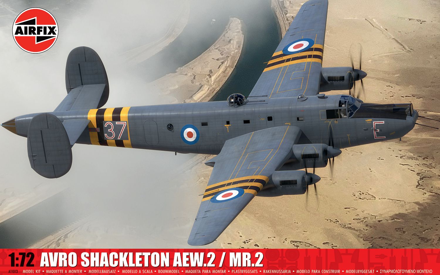 Airfix A11013 Avro Shackleton AEW.2 / MR.2 Model Kit – Rails