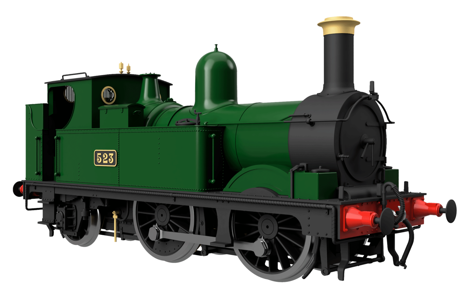 Dapol GWR 517 Class 0-4-2 524 Lined Chocolate Steam Locomotive – Rails ...