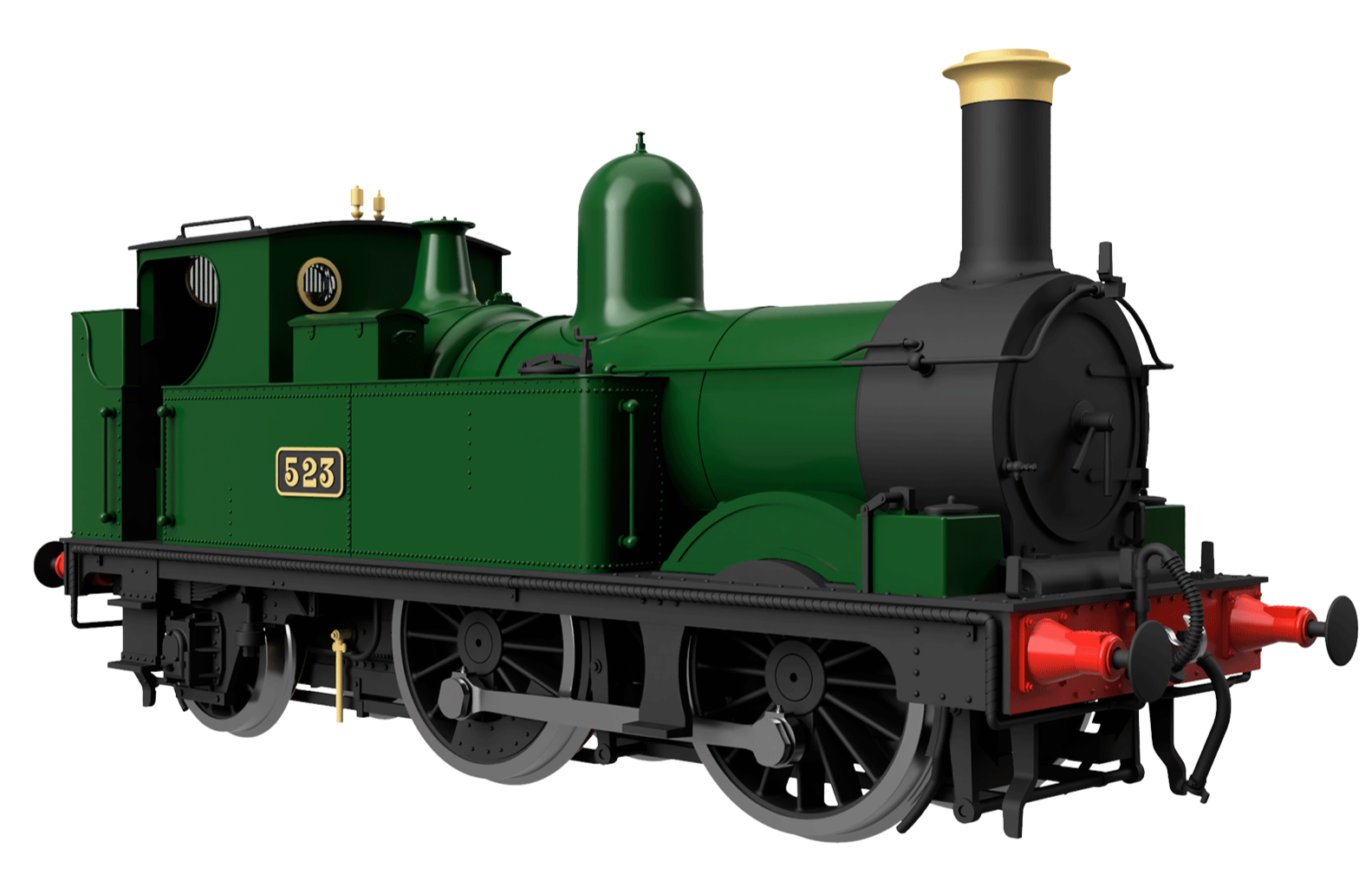Dapol GWR 517 Class 0-4-2 524 Lined Chocolate Steam Locomotive - DCC ...