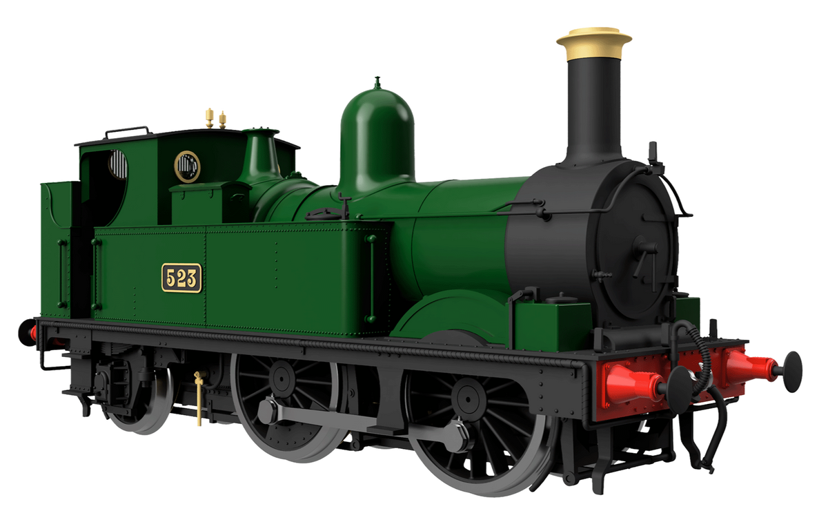 Dapol 4S-517-002S GWR 517 Class 0-4-2 524 Lined Chocolate Steam ...