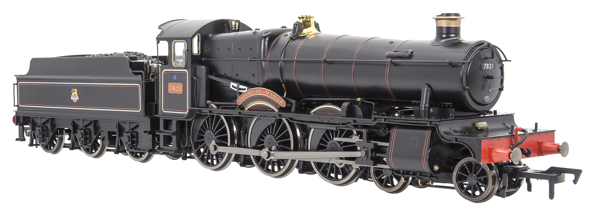 Dapol Ditcheat Manor BR Lined Black Early Crest GWR 78xx Manor Class 4 ...