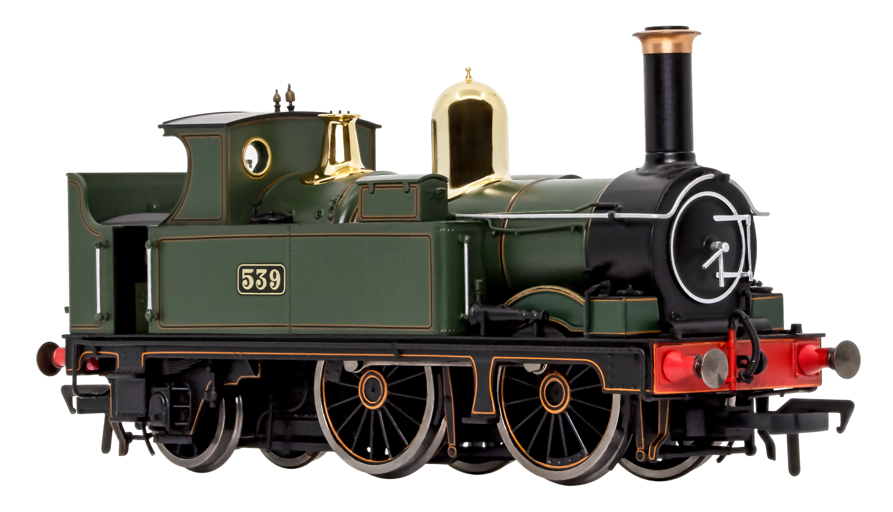 Dapol 4S-517-006 GWR 517 Class 0-4-2 539 Lined G.W. Green – Rails