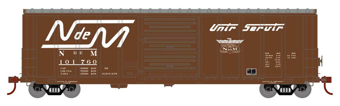 Athearn ATH1374 HO ATH 50' PS 5277 Box Car, NDEM #101760 – Rails