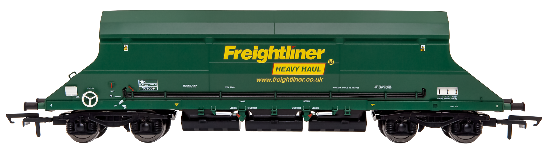 Dapol 4F-026-031 HIA Freightliner Green Limestone Hop. 369009 – Rails