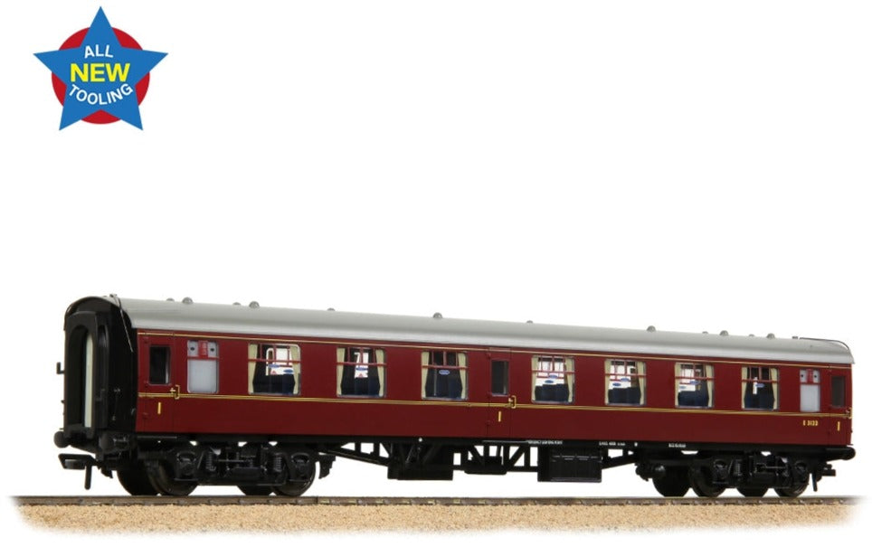 Bachmann BR MK1 FO First Open BR Maroon No. E3123 – Rails of Sheffield