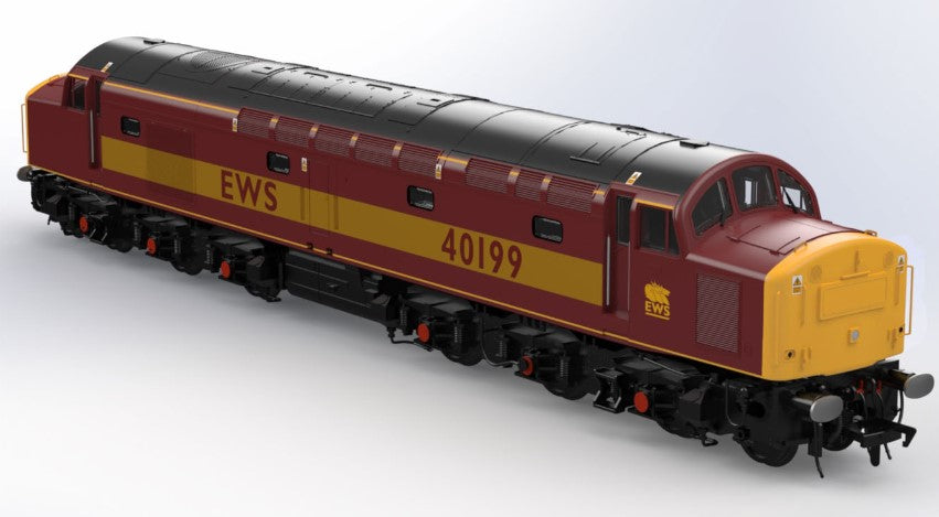 KR Models KRM-40-OO-R-199EWS Class 40 40199 EWS Diesel – Rails