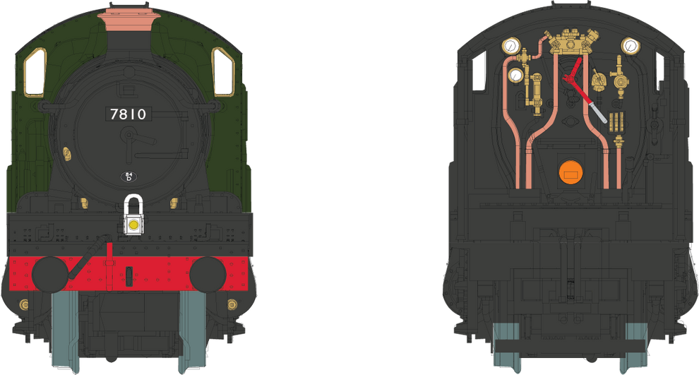 Dapol 2S-001-009D 4-6-0 Draycott Manor 7810 Lined BR Green – Rails