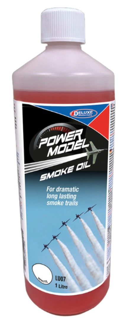 Deluxe Materials LU07 PowerModel Jet Smoke Oil (1 Litre) – Rails
