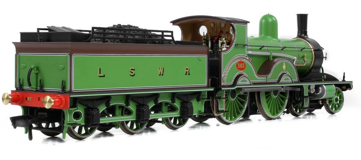 EFE Rail E85030 LSWR Adams T3 563 LSWR Drummond Green Steam – Rails