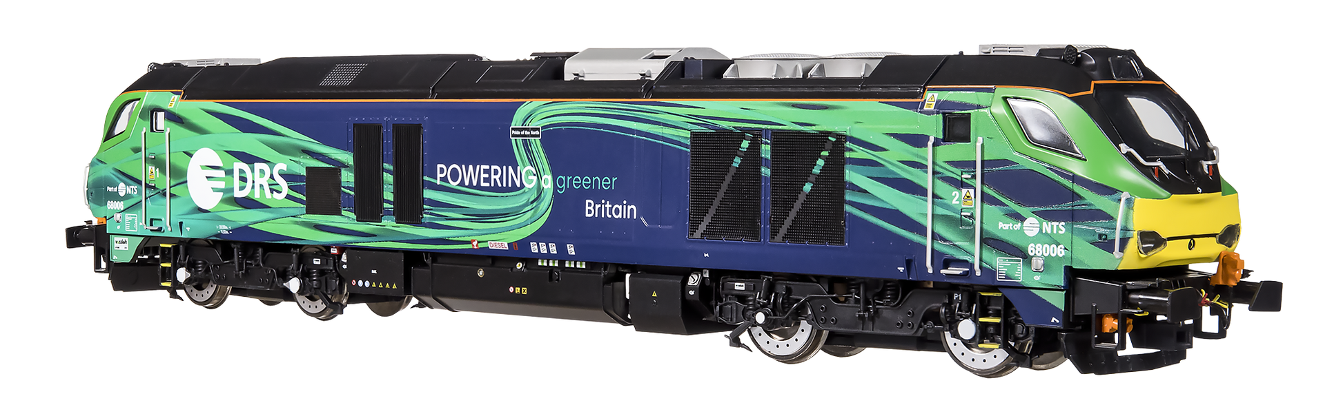 Dapol Class 68 "Pride of the North" 68006 DRS/NTS Green Diesel ...