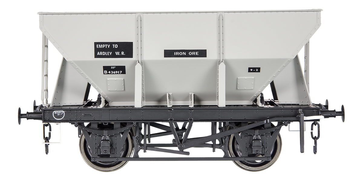 Dapol 7F-033-003 24T Steel Ore Hopper Grey B436917 Empty to Ardley WR ...