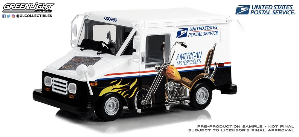 Greenlight GL13643 Postal Service Delivery Vehicle (LLV) - – Rails